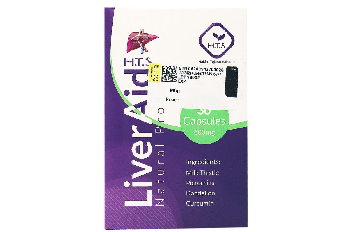 کپسول لیور اید حکیم تجارت سهند 30 عددی | داروخانه آنلاین دکتر دانیالی ...