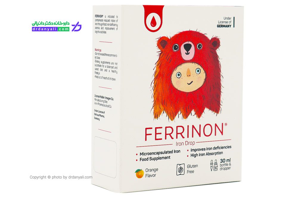 قطره آهن فری نون دلنوا فارما با طعم پرتقال 30 میلی لیتر | داروخانه ...