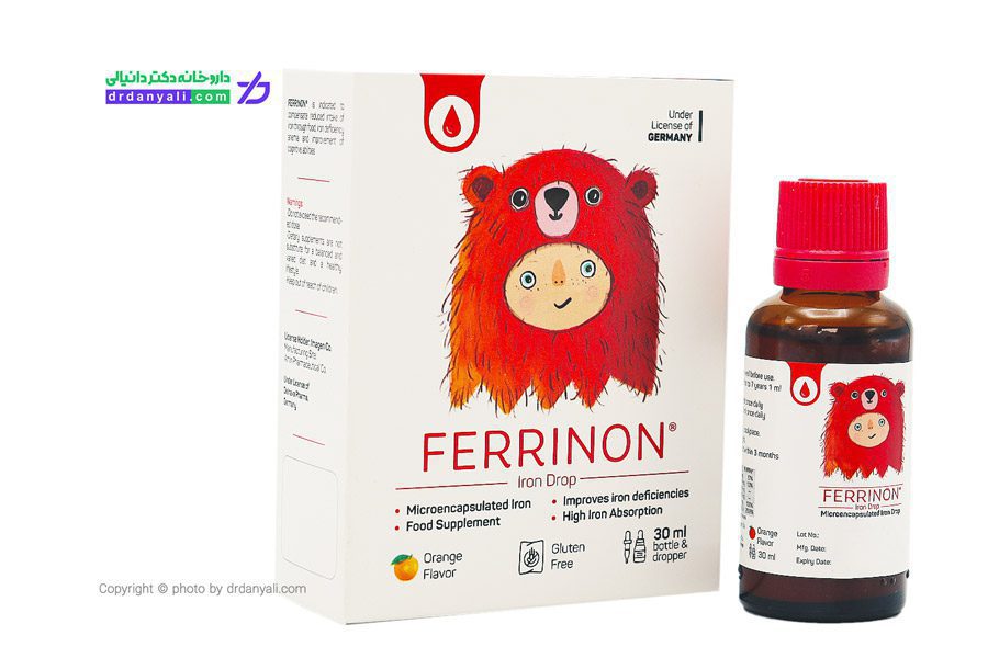 قطره آهن فری نون دلنوا فارما با طعم پرتقال 30 میلی لیتر | داروخانه ...