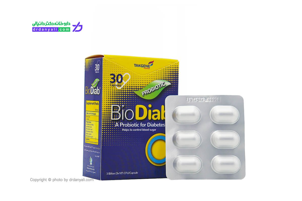 کپسول بایو دایاب تک ژن فارما ۳۰ عدد | داروخانه آنلاین دکتر دانیالی ...